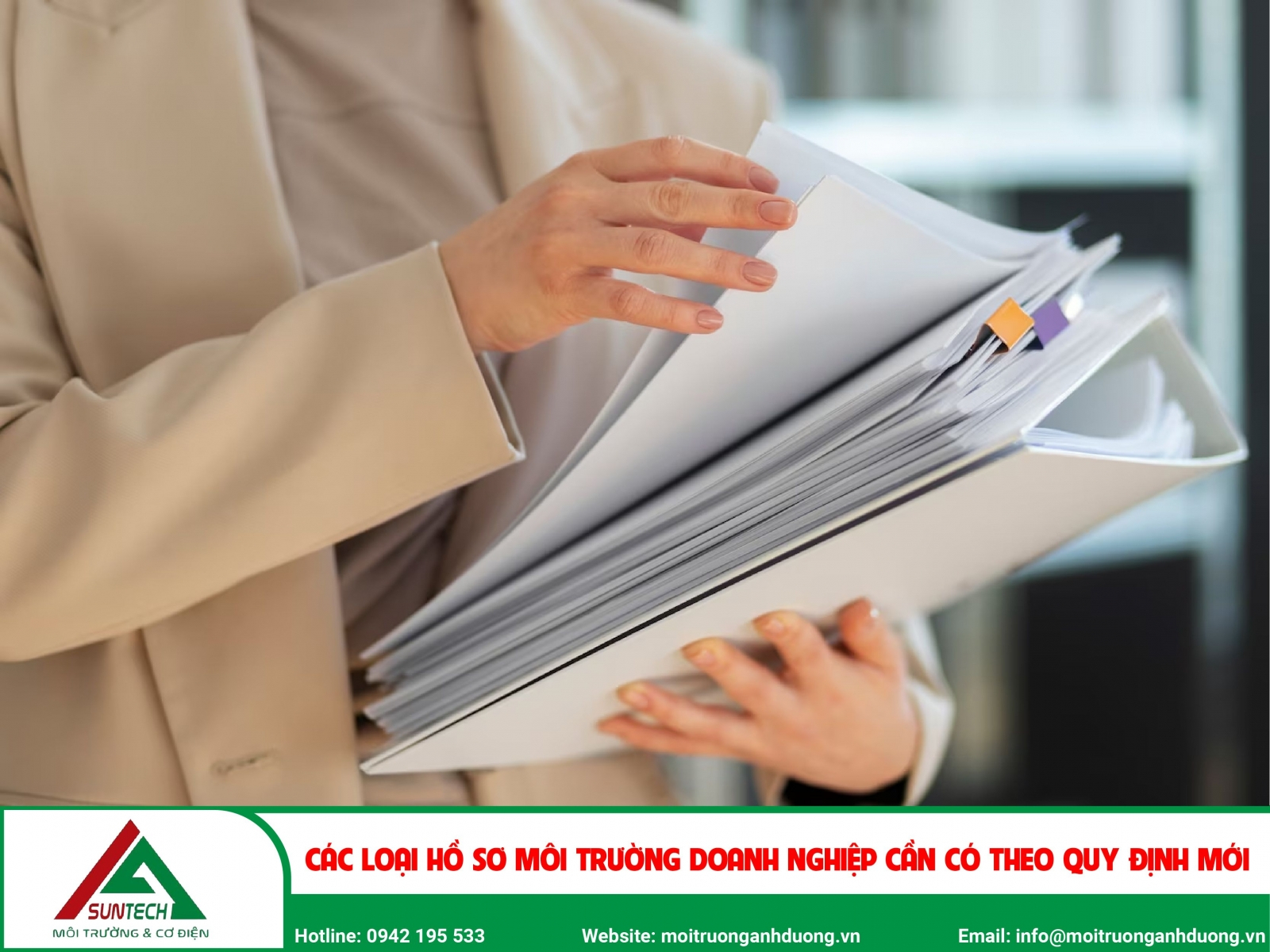 Các loại hồ sơ môi trường doanh nghiệp cần có theo quy định mới